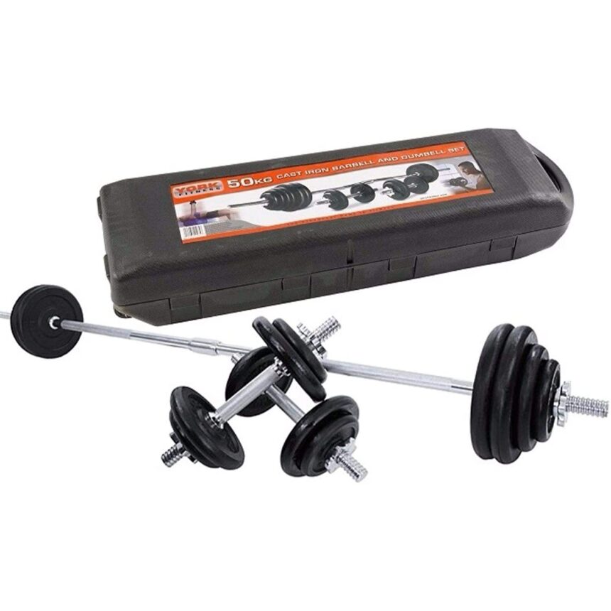 50KG Cast Iron Weight Set - Marxx Group